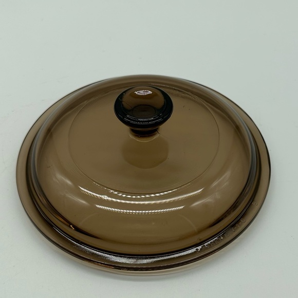 Pyrex | Kitchen | Vintage Pyrex Visions Amber Lid V C | Poshmark